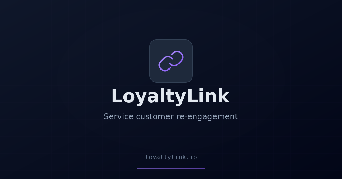 LoyaltyLink | Real-Time Customer Re-Engagement for Automotive Dealerships